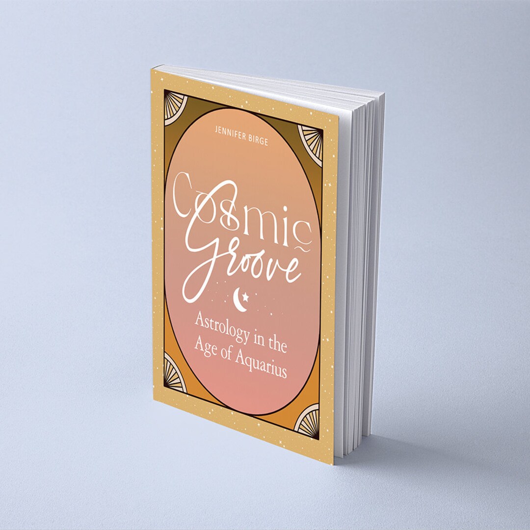 Cosmic Groove OOAK Premade Book Cover Design - Etsy