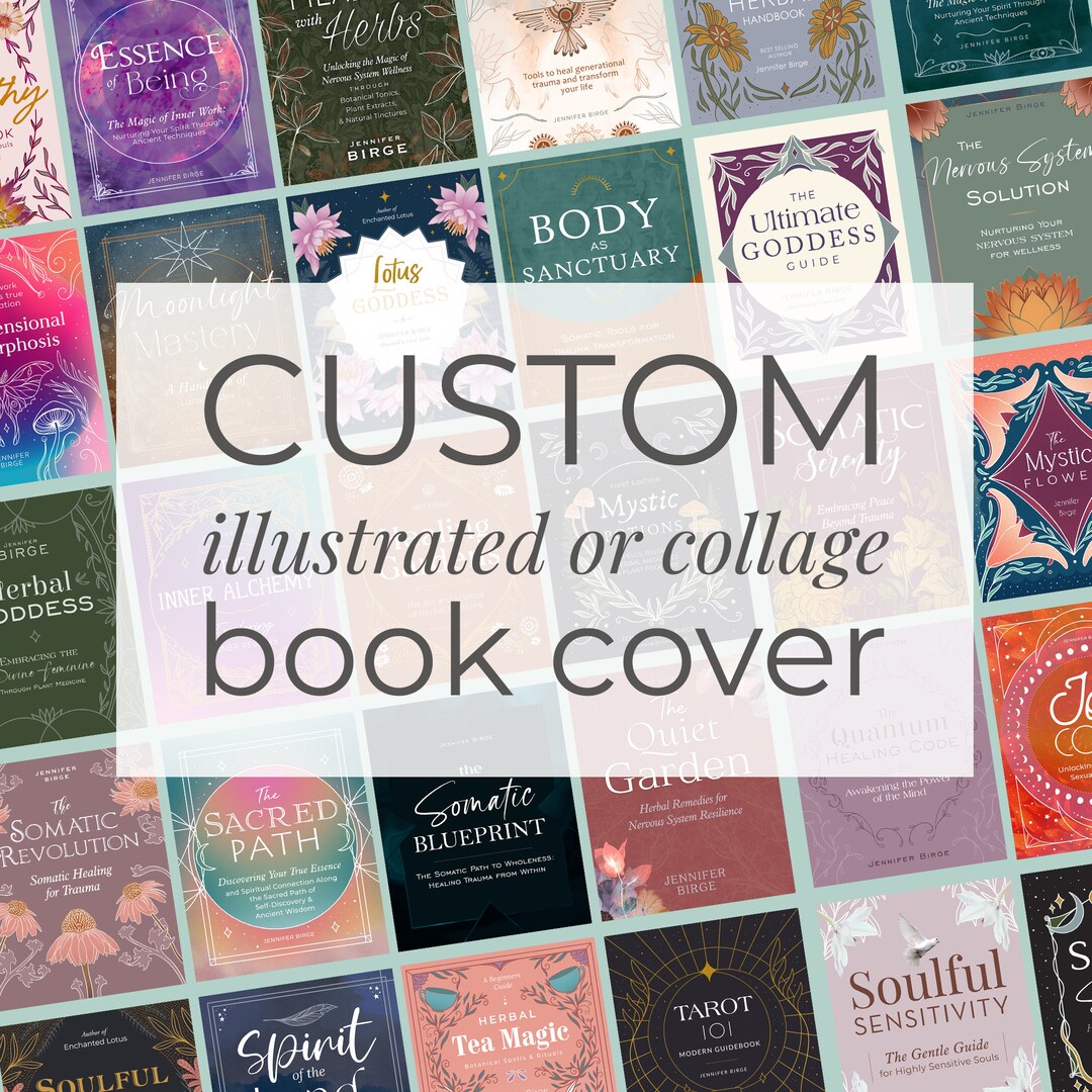 Custom Book Cover / Book Cover Design / Customized Book Covers / Custom ...