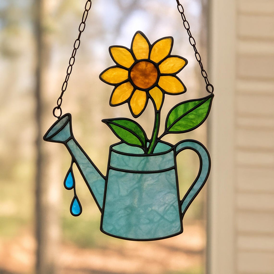 Watering Can Stained Glass Pattern, Watering Can Stained Glass Template ...