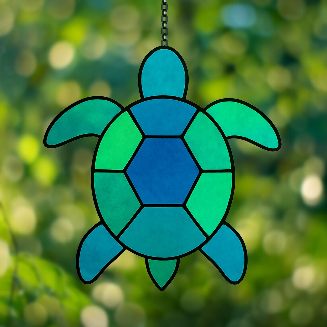 Turtle Stained Glass Pattern, Turtle Stained Glass Template, Turtle ...