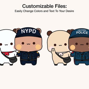 Vector Design File, Police Bubu and Dudu, Create and Print Something ...