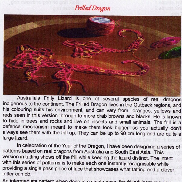 Tatting Patterns - Etsy