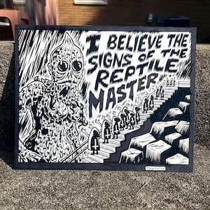 Sleestak Original Art - Etsy