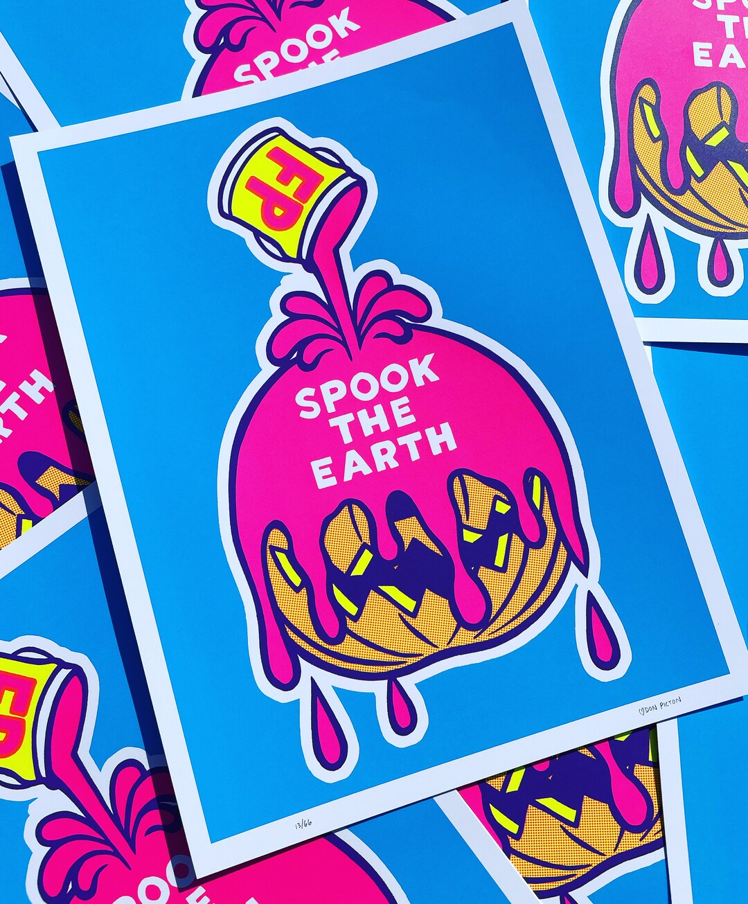 Spook the Earth Screen Print - Etsy