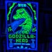 Godzilla Head Glow in the Dark Screen Print - Etsy