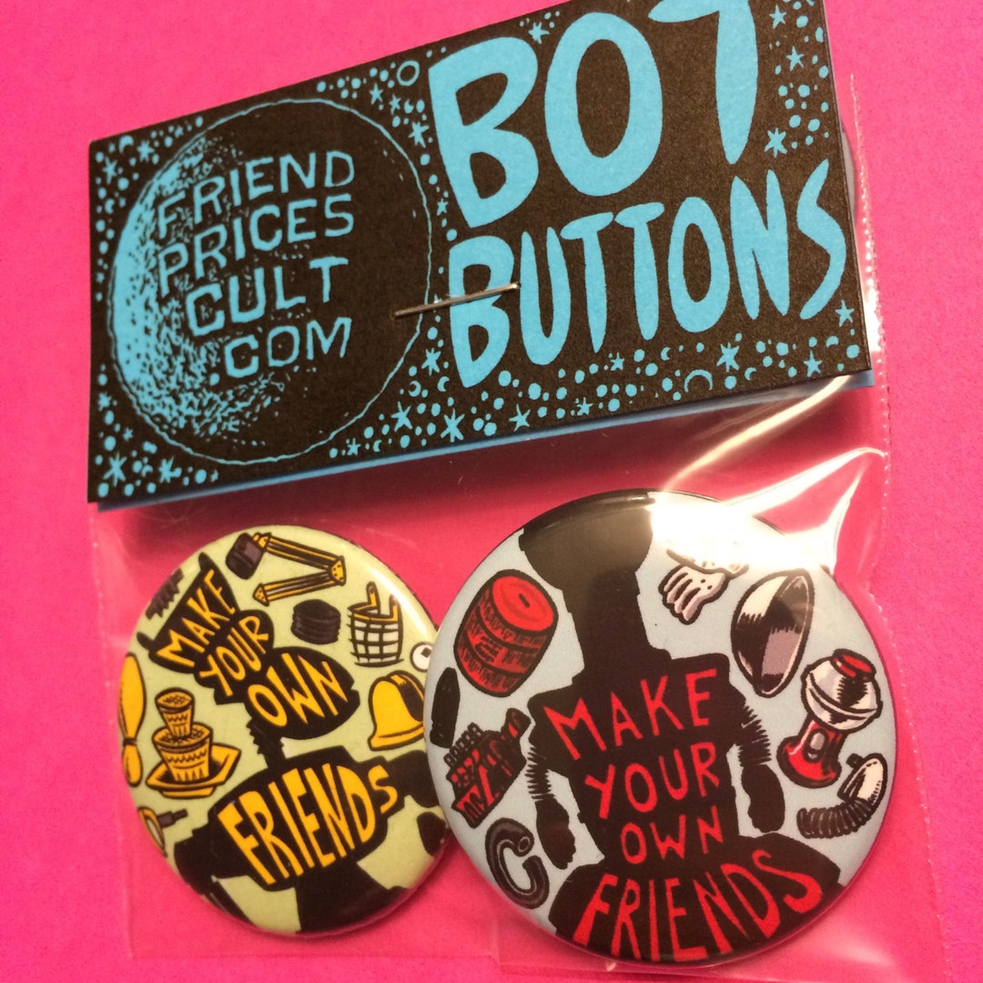 Bot Buttons - Etsy