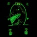 Godzilla Head Glow in the Dark Screen Print - Etsy