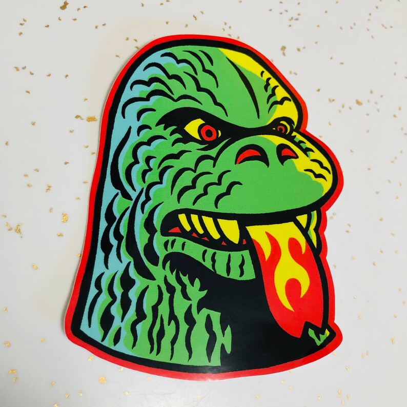 Shogun Giant Lizard Sticker | Etsy