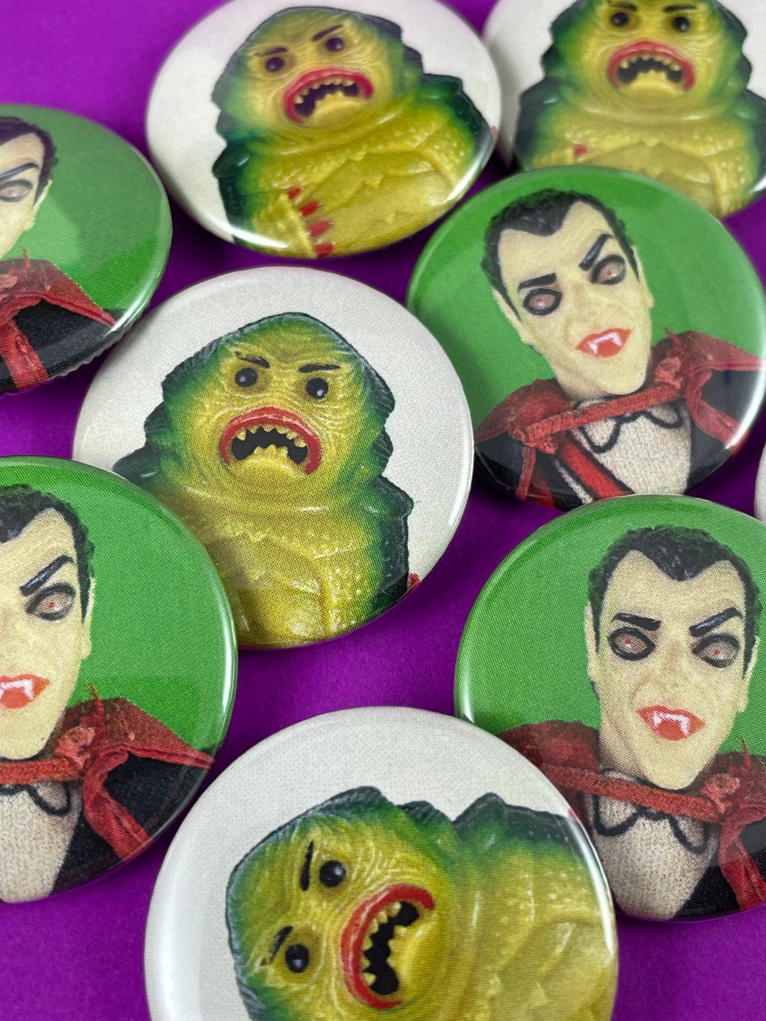 Monster Toys Buttons - Etsy