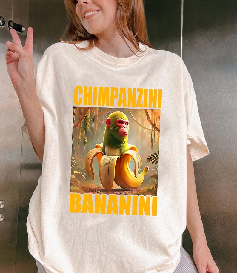 Chimpanzini Bananini Italian Brainrot Digital Download, PNG Digital ...