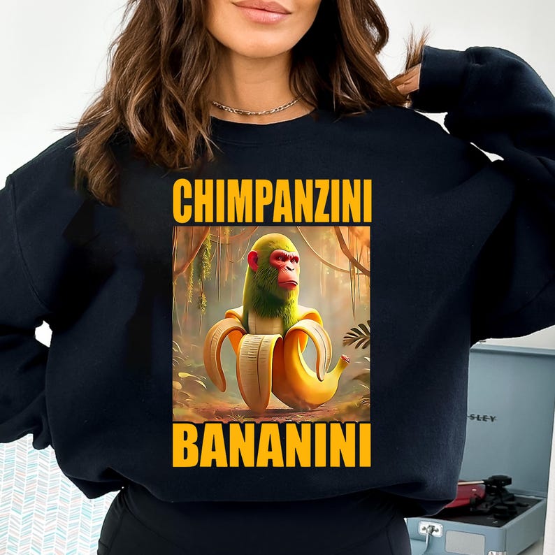Chimpanzini Bananini Italian Brainrot Digital Download, PNG Digital ...