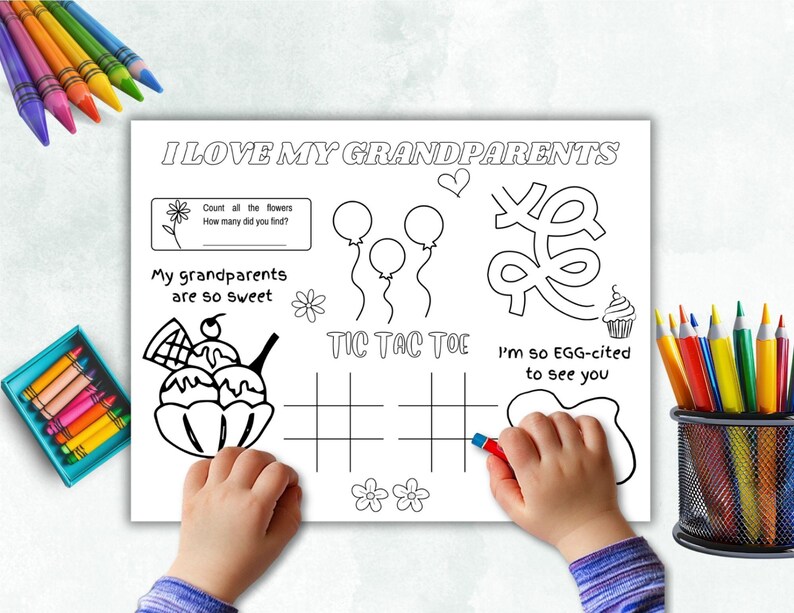 Grandparent Day Activity Sheet 2025, Coloring Printable, All About My ...