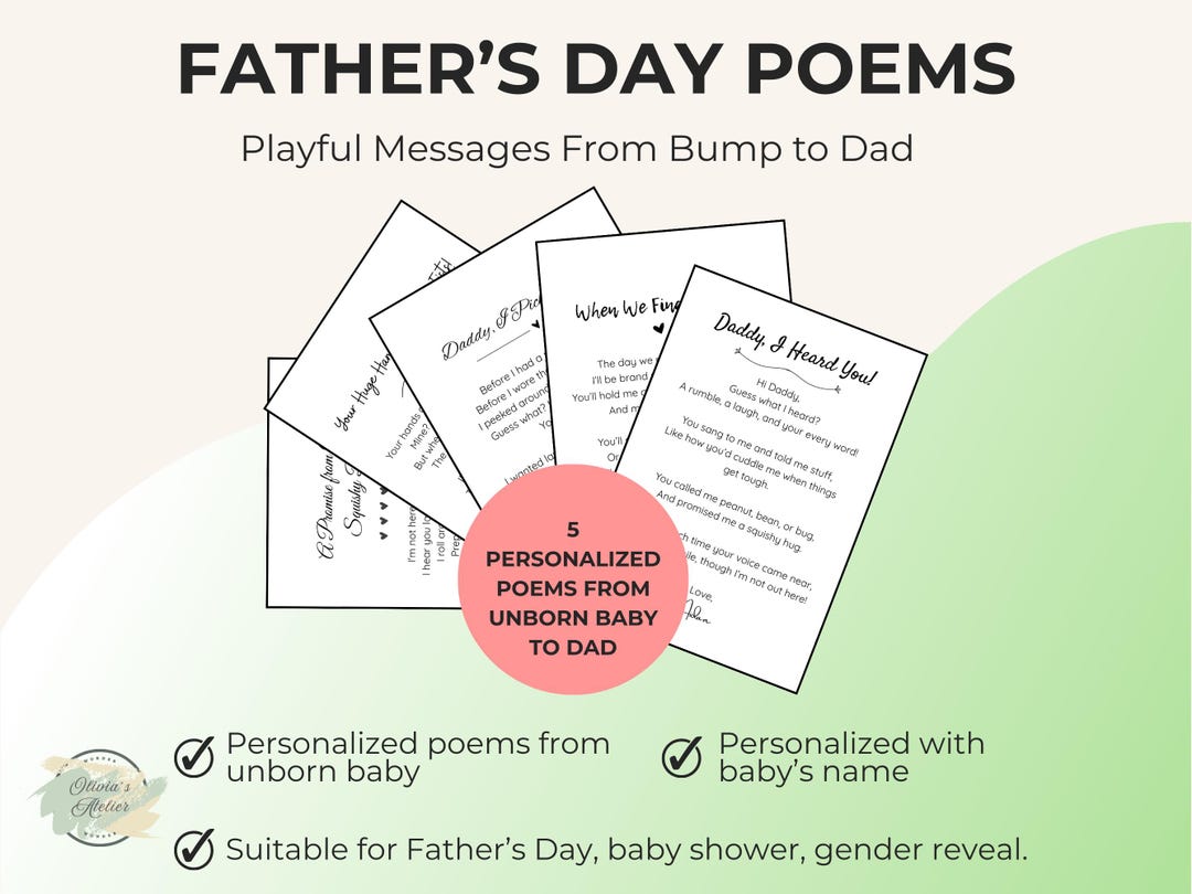 Fathers Day Poem | New Dad Gift From Baby | First Time Dad Gift | 1st ...