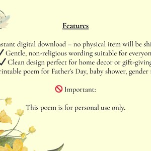 Fathers Day Poem | New Dad Gift From Baby | First Time Dad Gift | 1st ...