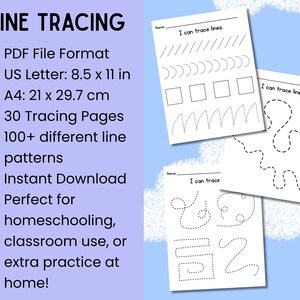 Preschool Tracing Worksheets, Pre-k Tracing Worksheets, Tracing Pages ...