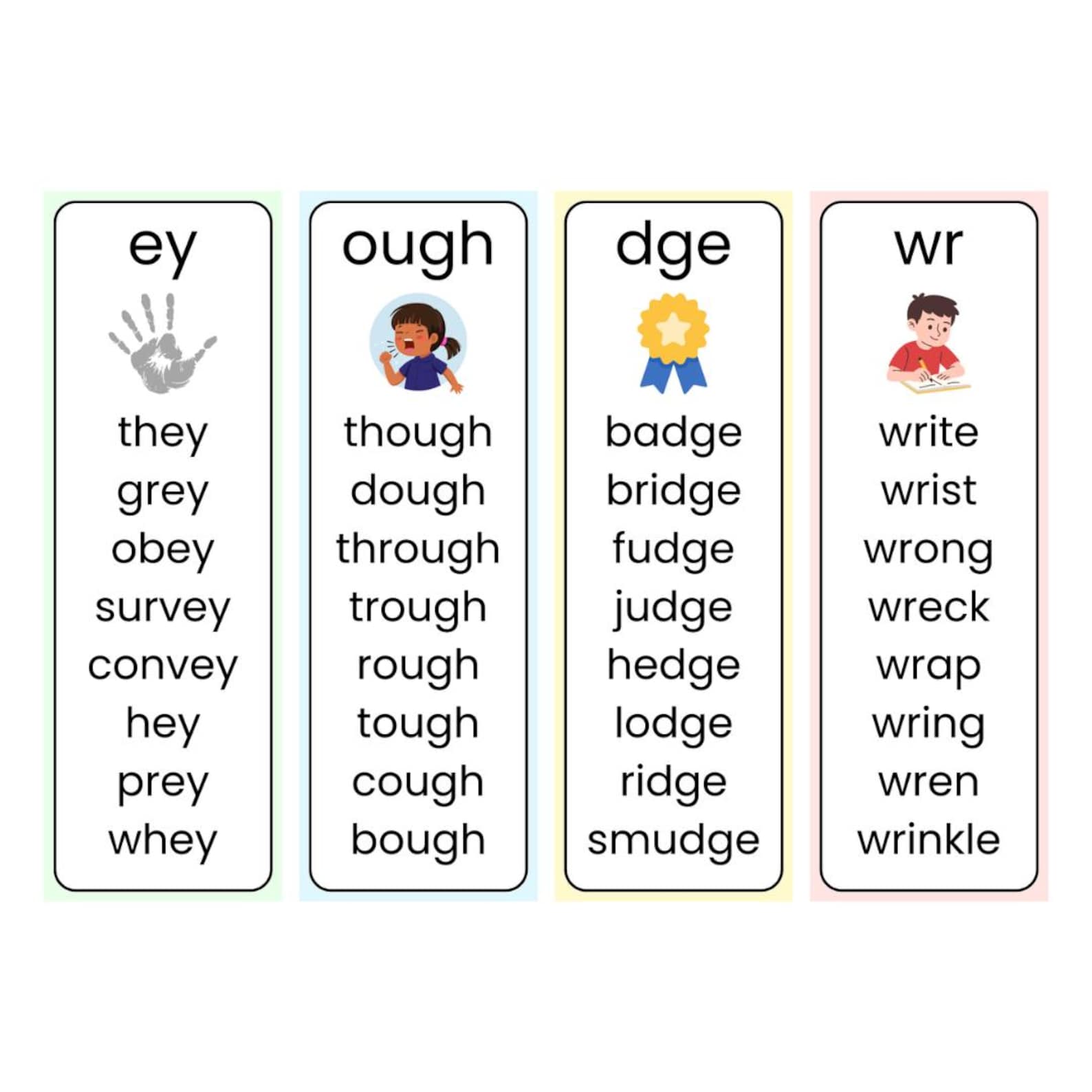 Phonics Flashcards, Vowel Teams, R-controlled, Diphthongs, Long & Short ...