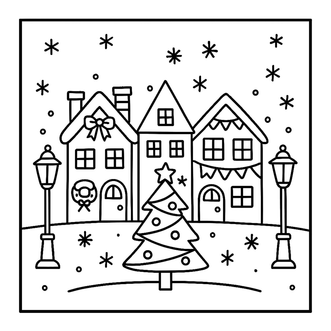 Cozy Winter Coloring Book – Relaxing Winter Illustrations, Relaxing ...