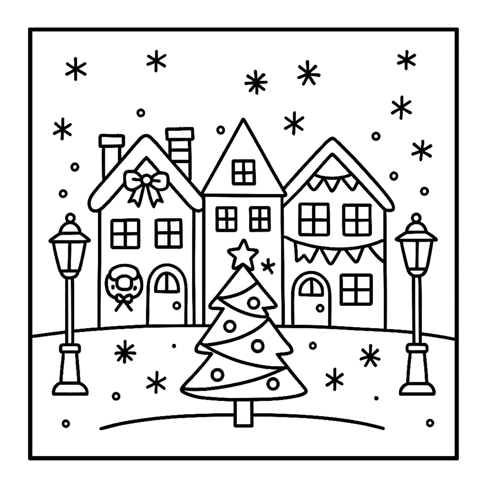 Cozy Winter Coloring Book – Relaxing Winter Illustrations, Relaxing ...