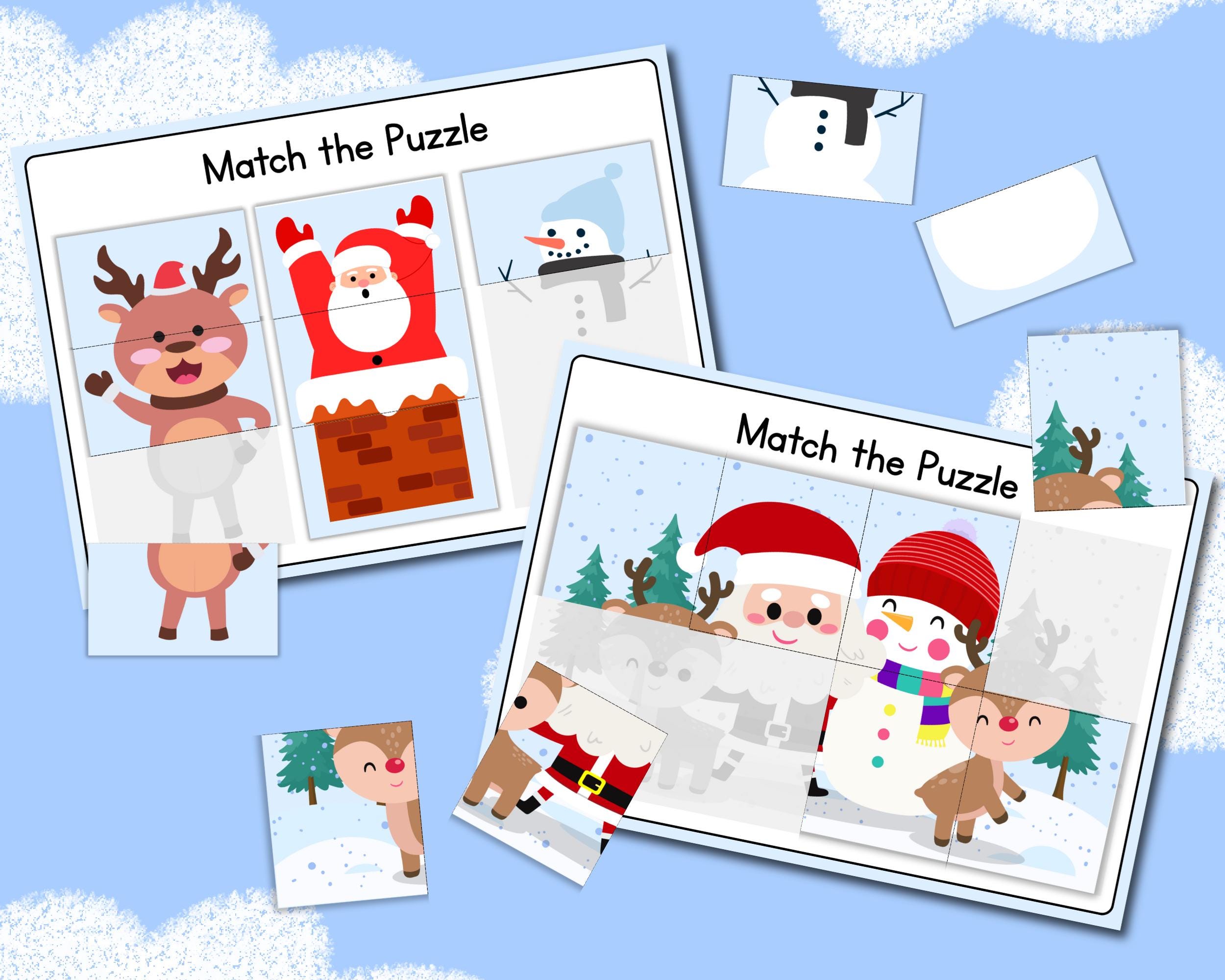Christmas Busy Book Printable, Toddler Learning Binder, Preschool ...