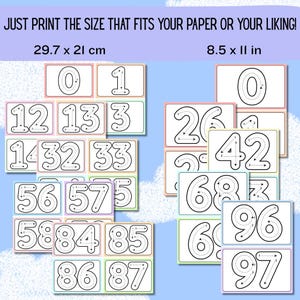 Number Tracing Cards | Number Tracing Flashcards | Number Tracing ...