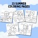 Summer Coloring Book – Printable Kids Coloring Pages of Beach Fun ...