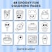 Spooky Fun Coloring Book – Simple Halloween Coloring Pages, Printable ...