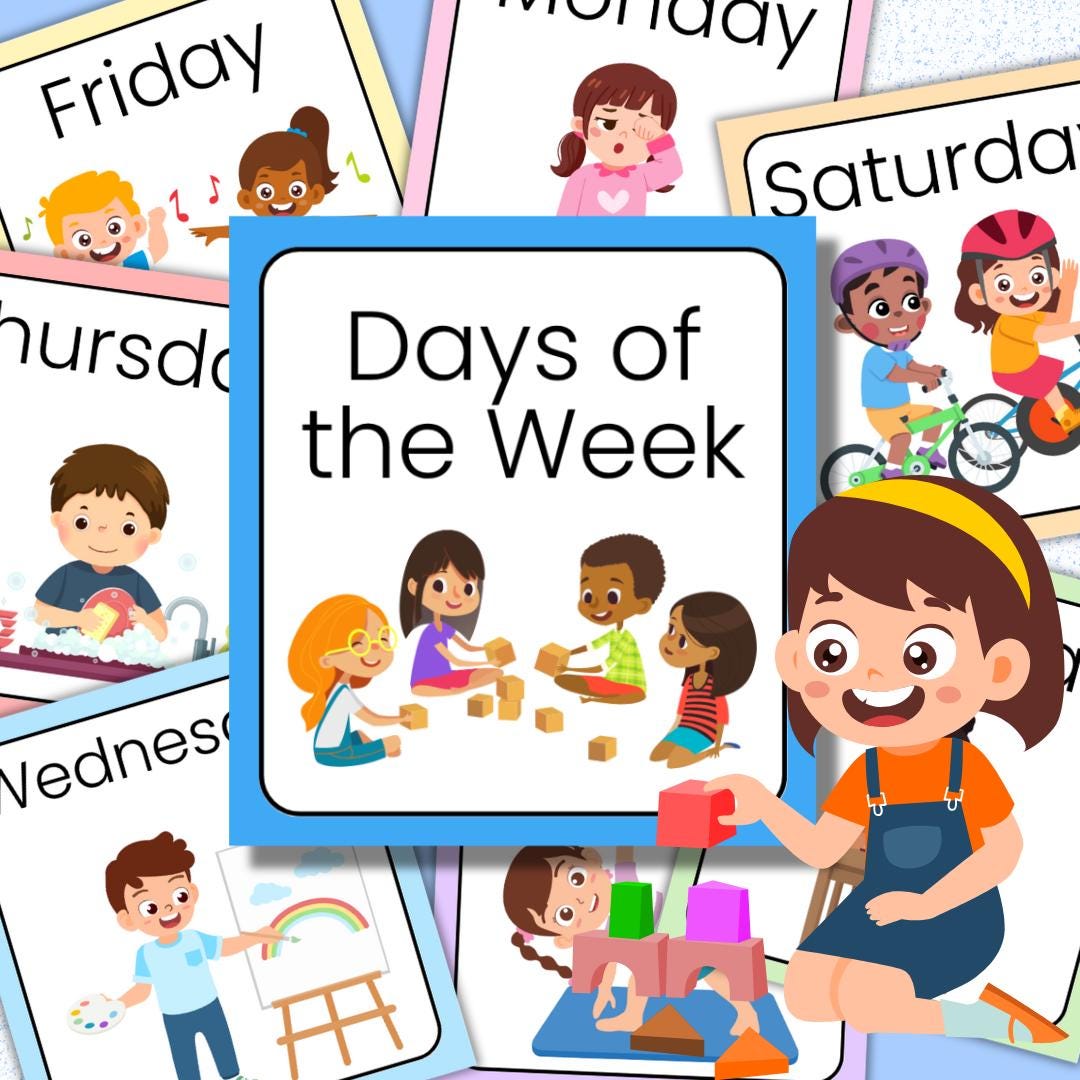 Months & Weeks Flashcards | Month of the Year Flashcards | Days of the ...