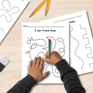 Preschool Tracing Worksheets, Pre-k Tracing Worksheets, Tracing Pages ...