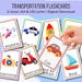 Transportation Flashcards: Vehicle Learning for Toddlers – Printable ...