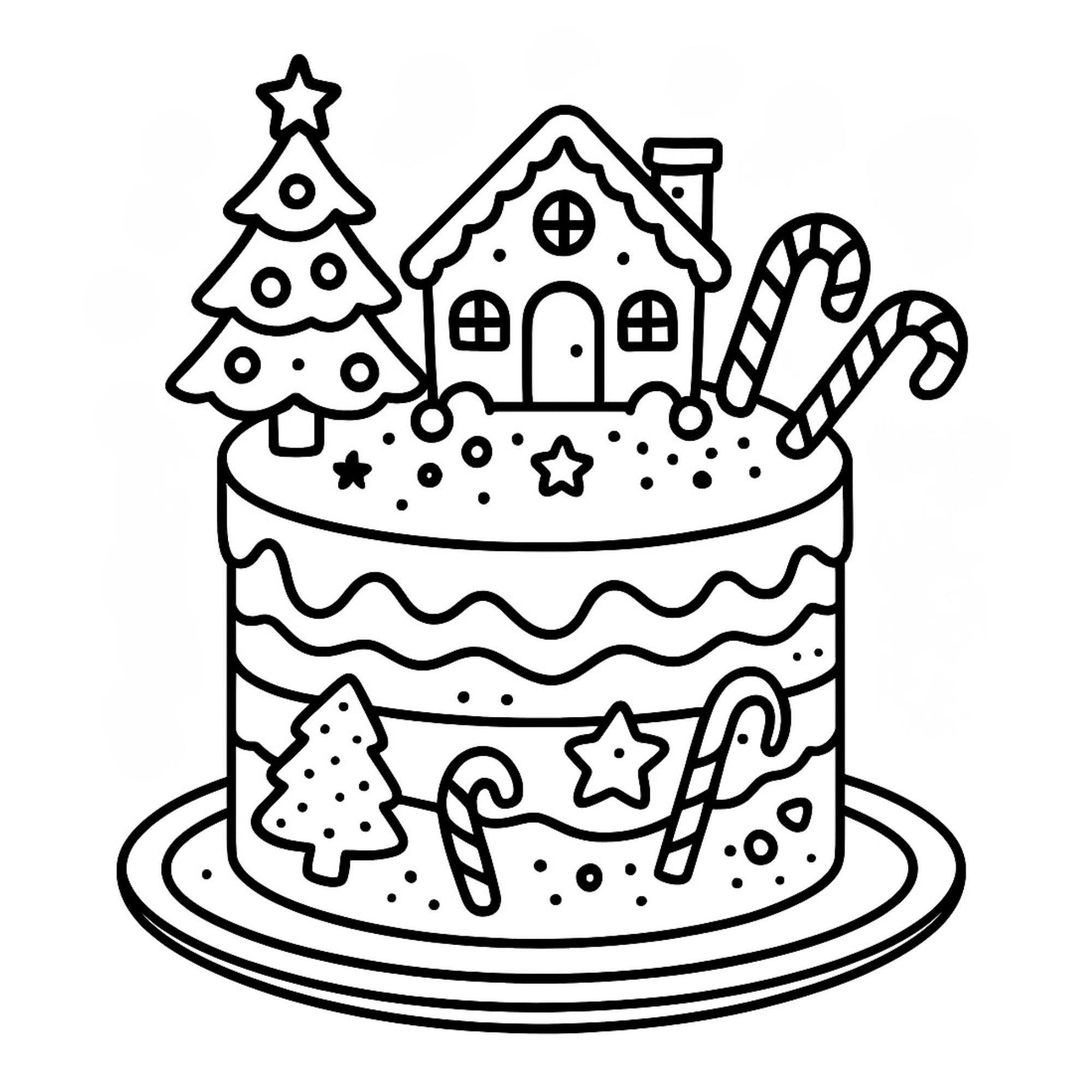 Cozy Christmas Coloring Book, Christmas Food Coloring Pages, Cozy ...