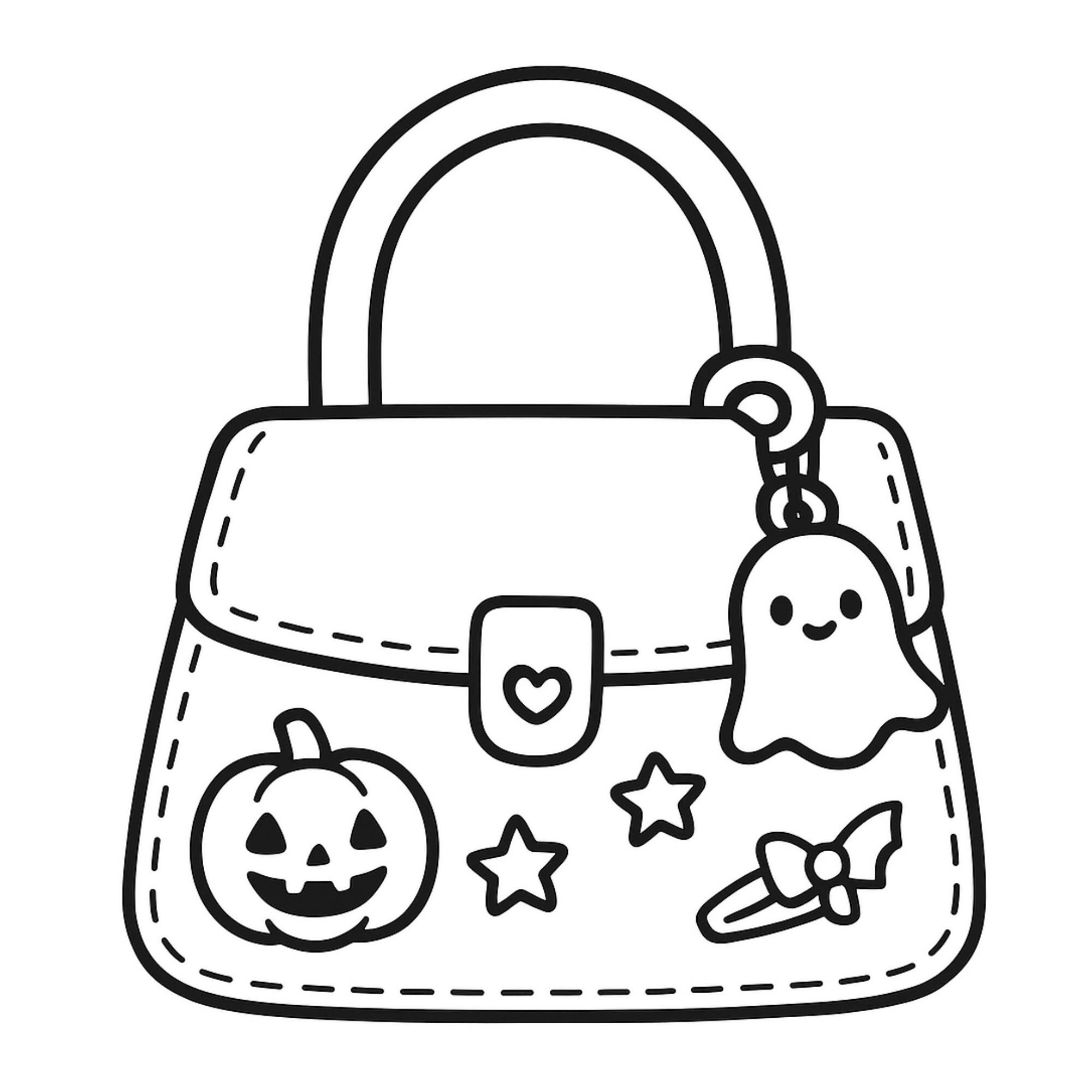 Spooky Style Coloring Book, Cute Halloween Aesthetic Coloring Pages ...