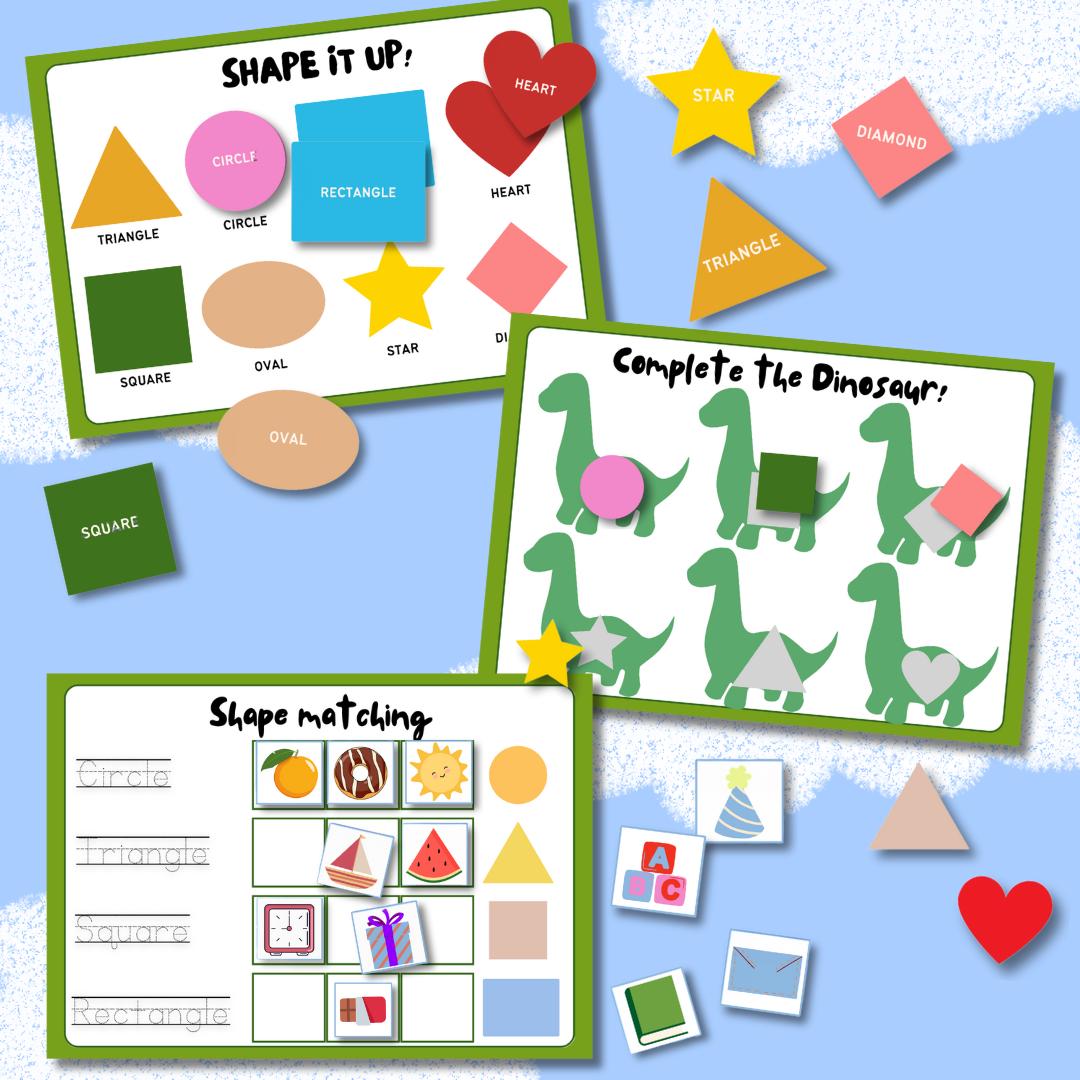 Jungle Theme Busy Book for Toddlers – Printable Preschool Learning ...