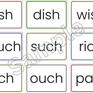 CCVC & CVCC Word Flashcards | Phonics Flashcards | Kindergarten Reading ...