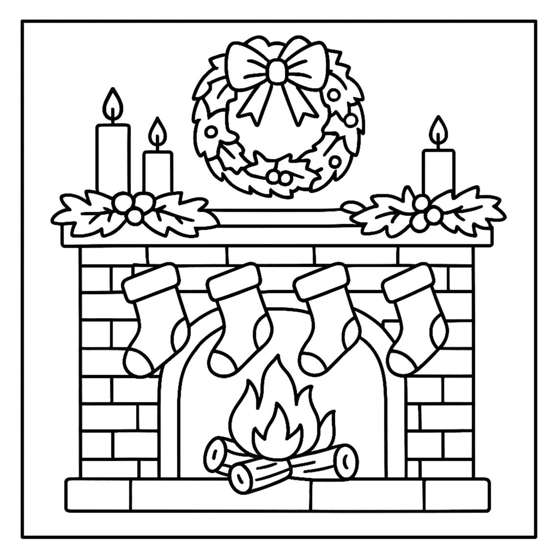 Cozy Winter Coloring Book – Relaxing Winter Illustrations, Relaxing ...