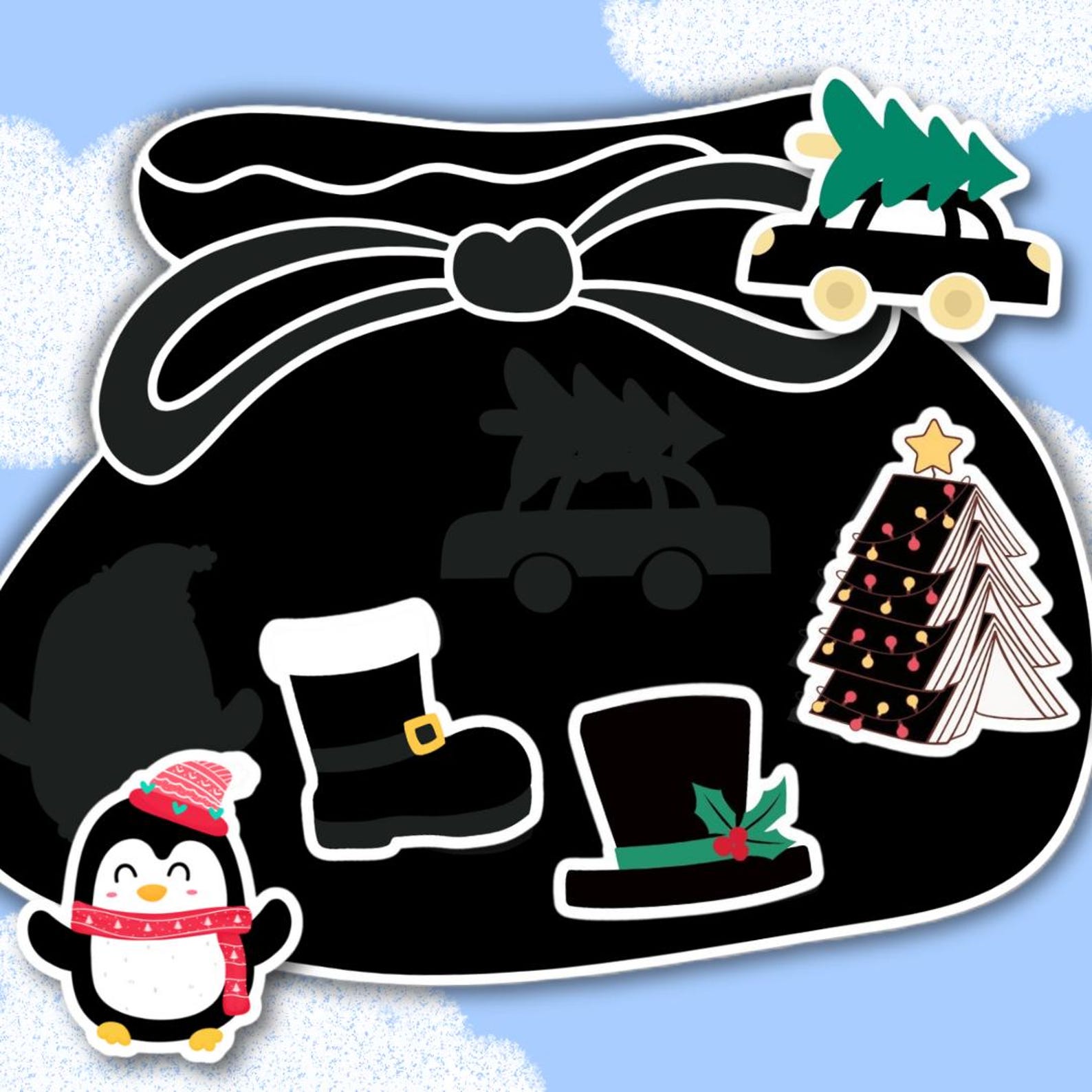 Christmas Color Matching Activity for Kids, Montessori Materials ...