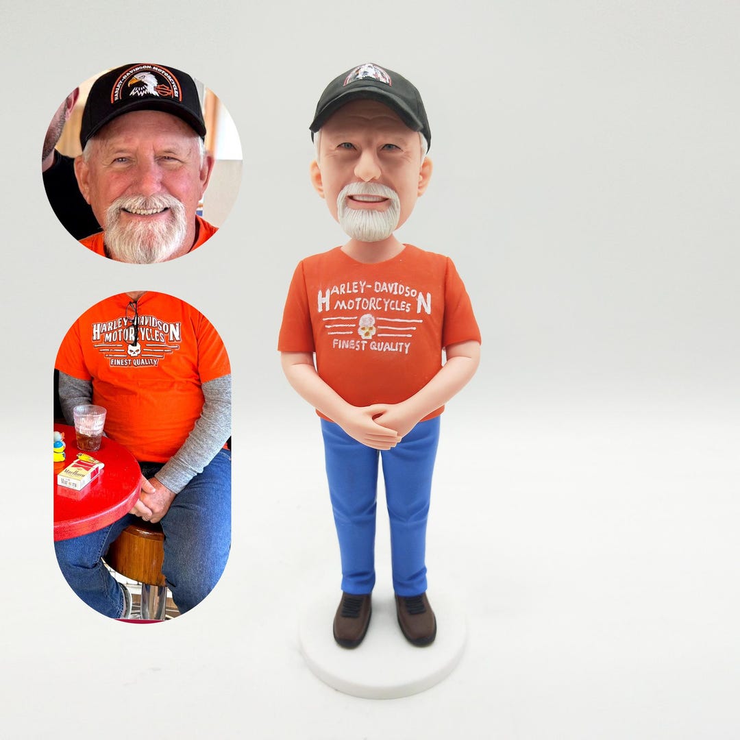 Personalized Men's Bobble Head Dolls, Custom Father Bobble Head Dolls ...