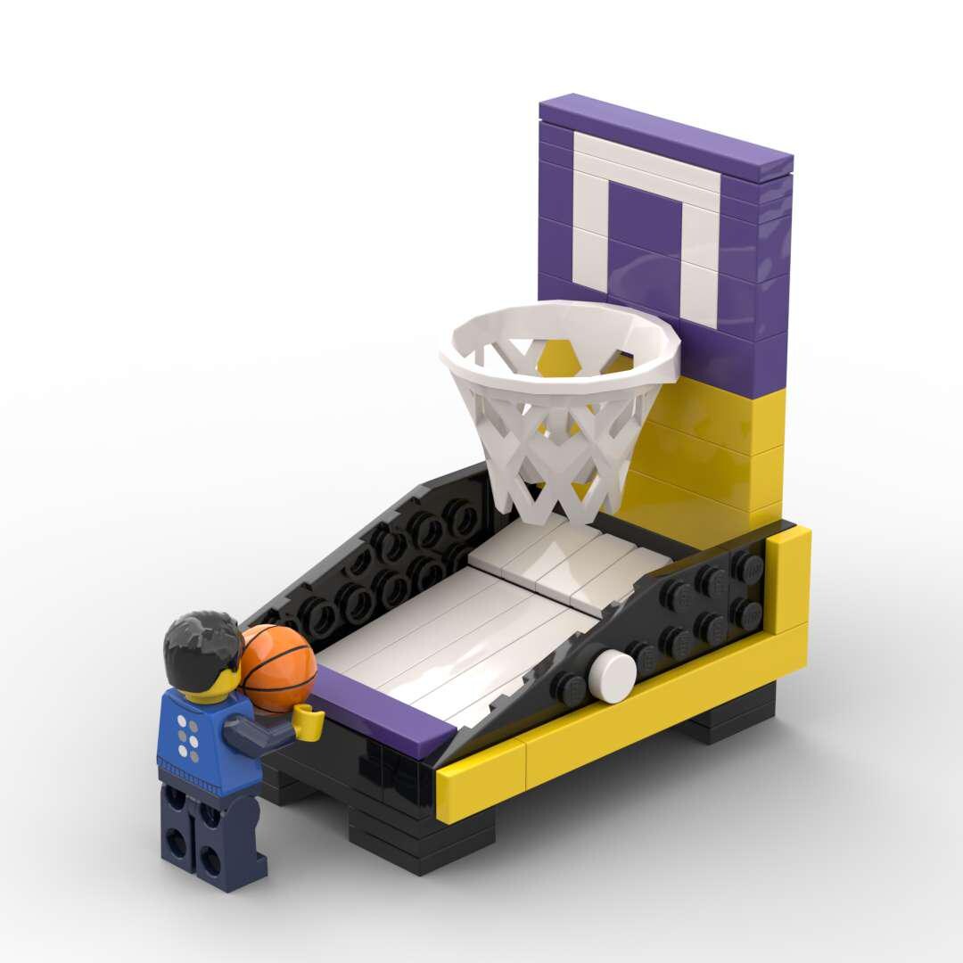 Lego Instructions - Playable Basketball Arcade Game Machine Los Angeles ...