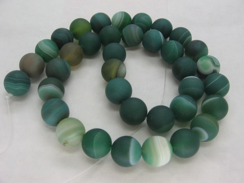 Beautiful Lace Agate Round Smooth Matte Beads 10mm - Etsy