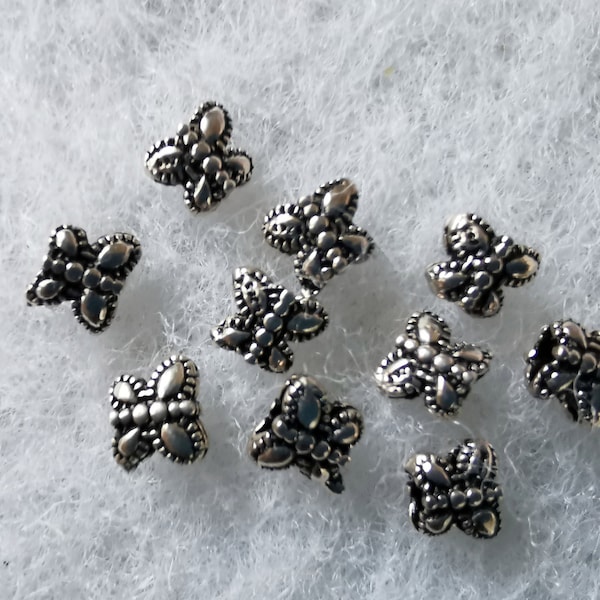 Antique Sterling Silver Beads - Etsy