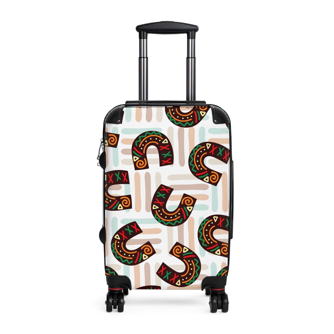 Afrocentric Luggage - the Sacred Arc | Vibrant Travel Suitcase - Etsy