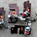 Large Vintage Clock Parts -- Set of 4 -- D12 - Etsy
