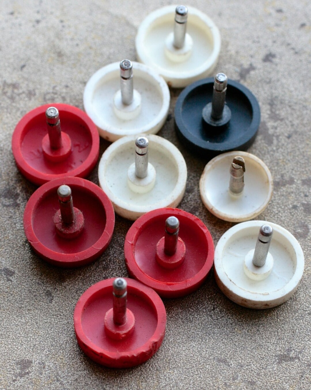 Vintage Alarm Clock Knobs -- Plastic Head -- Set of 10 -- D7 - Etsy