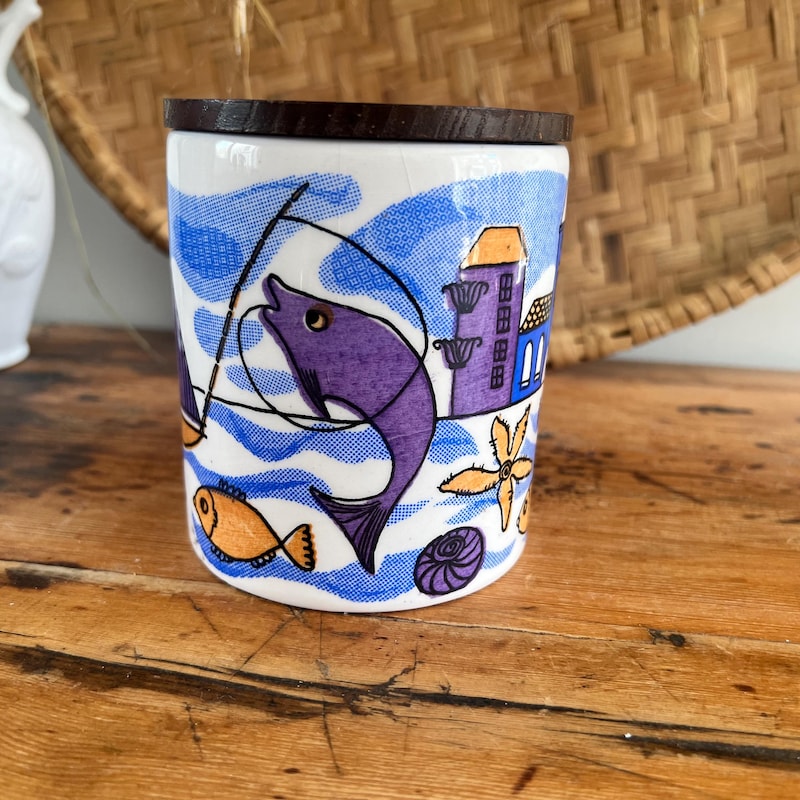 Vintage Fish Container - Etsy UK