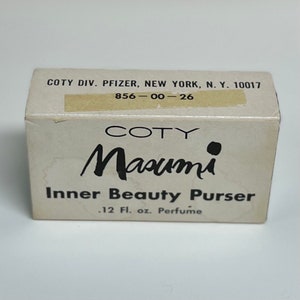 Vintage Masumi by Coty Perfume Purser: Hollywood Regency Black & Gold ...