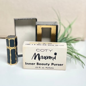 Vintage Masumi by Coty Perfume Purser: Hollywood Regency Black & Gold ...