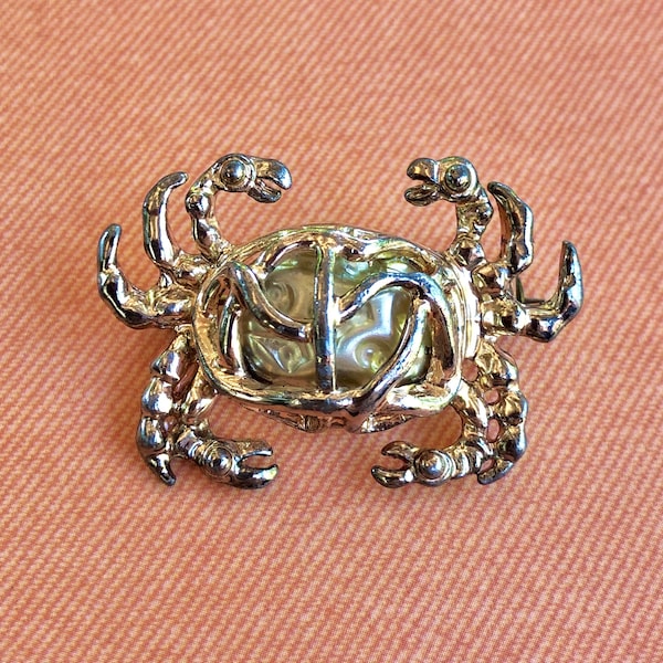 Crab Brooch - Etsy