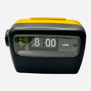 Vintage Bright Yellow Digital Alarm Clock- Copal 230- New in Sealed Box ...