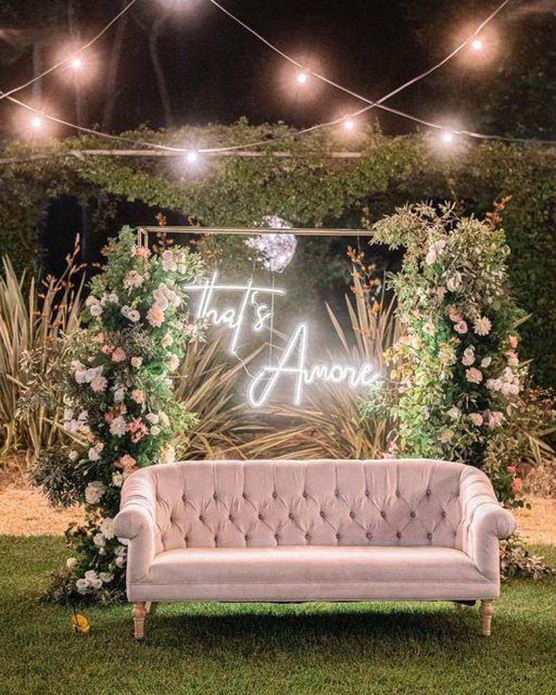 Custom Wedding Neon Sign - LED Wedding Decor - Neon Decor Lights - Last ...