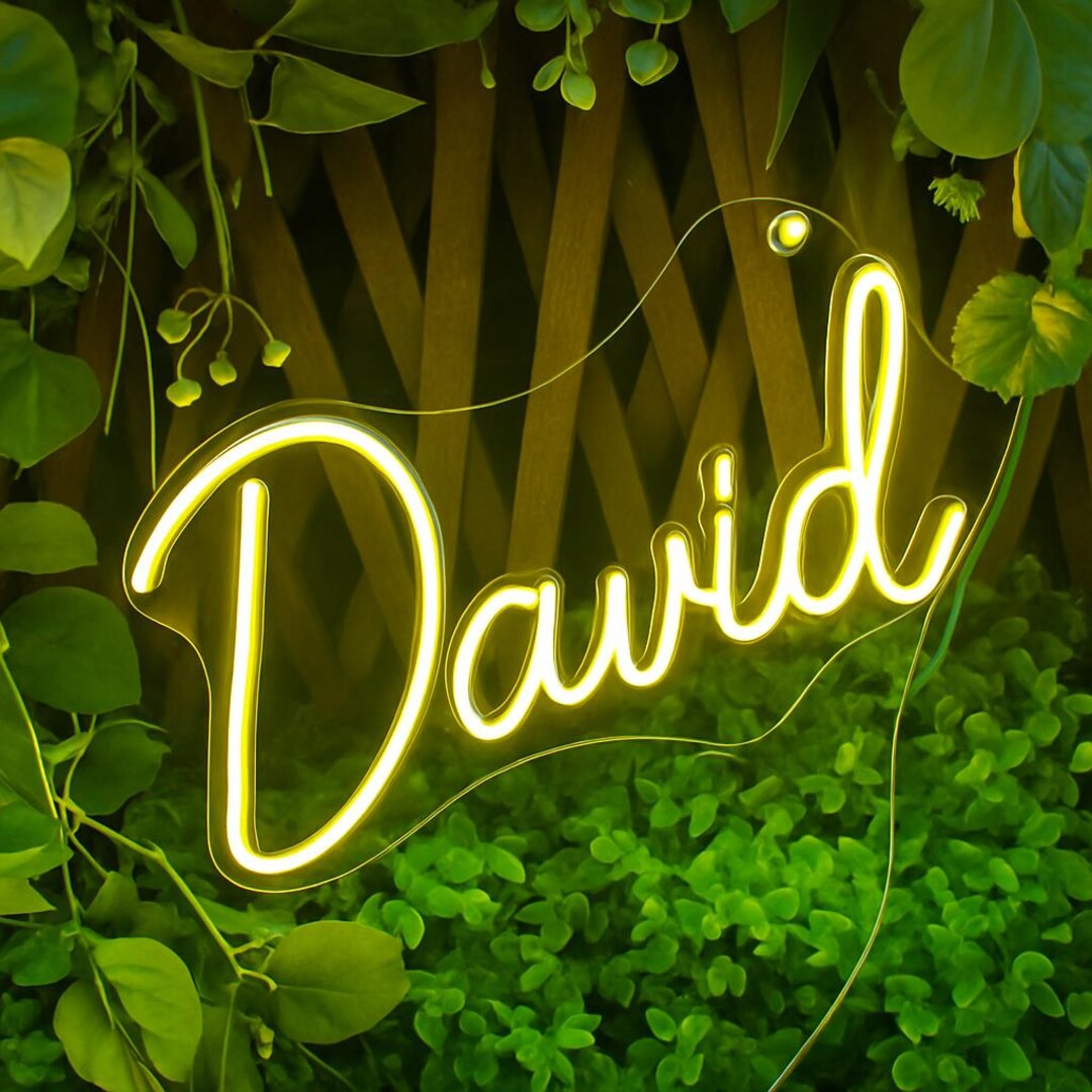 Custom Neon Name Sign: Personalized LED Light for Bedroom Decor - Etsy