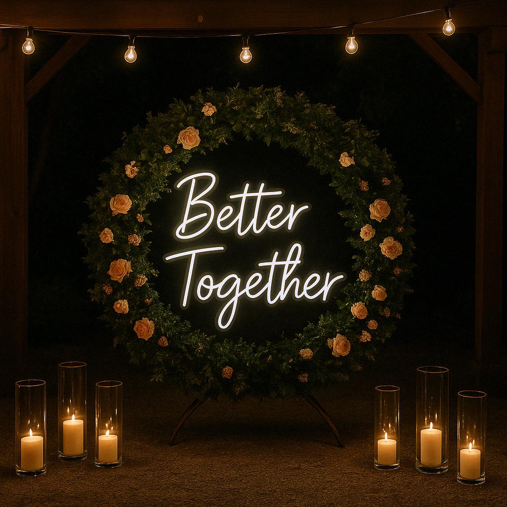 Custom Wedding Name Neon Sign: Personalized LED Engagement Decor - Etsy